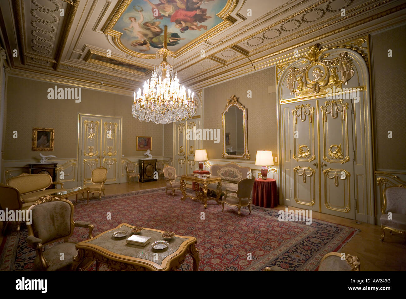 Rococo room hi-res stock photography and images - Alamy