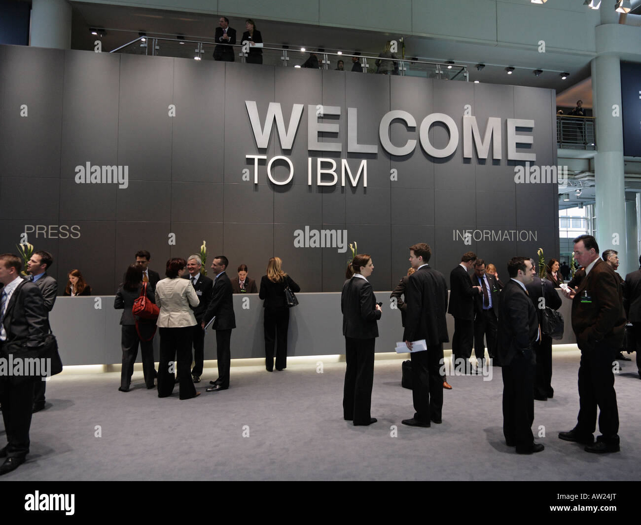 Hannover fair booth hi-res stock photography and images - Alamy