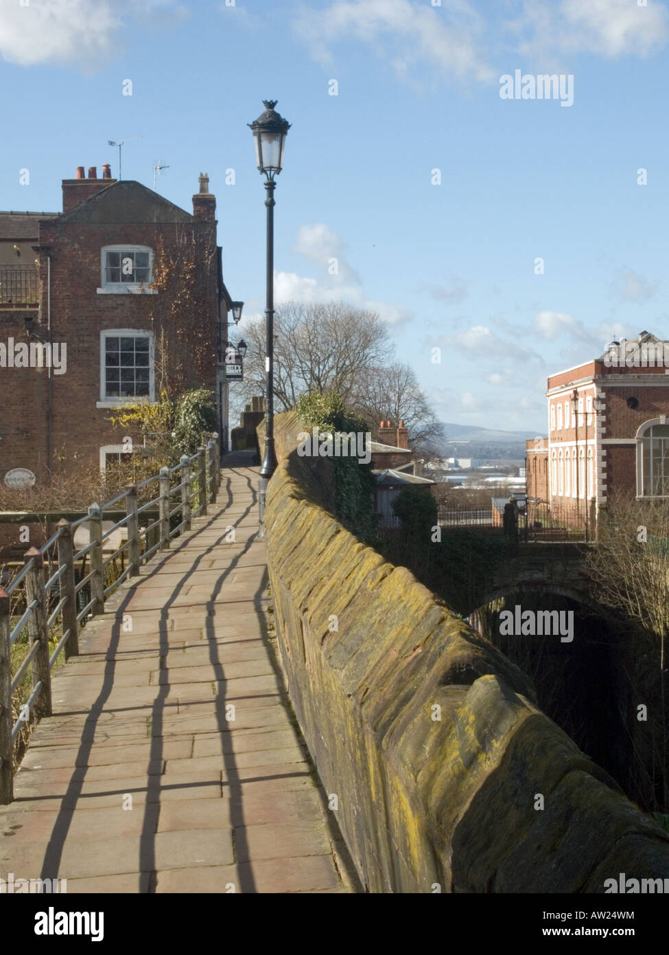 Roman Walls, Chester Stock Photo - Alamy