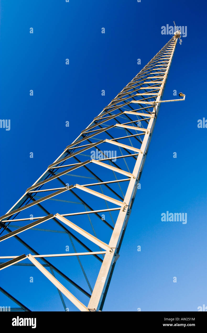 Radio tower Mt Isa city lookout Stock Photo - Alamy