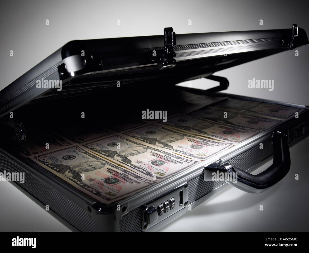 Briefcase full american dollars money hi-res stock photography and ...