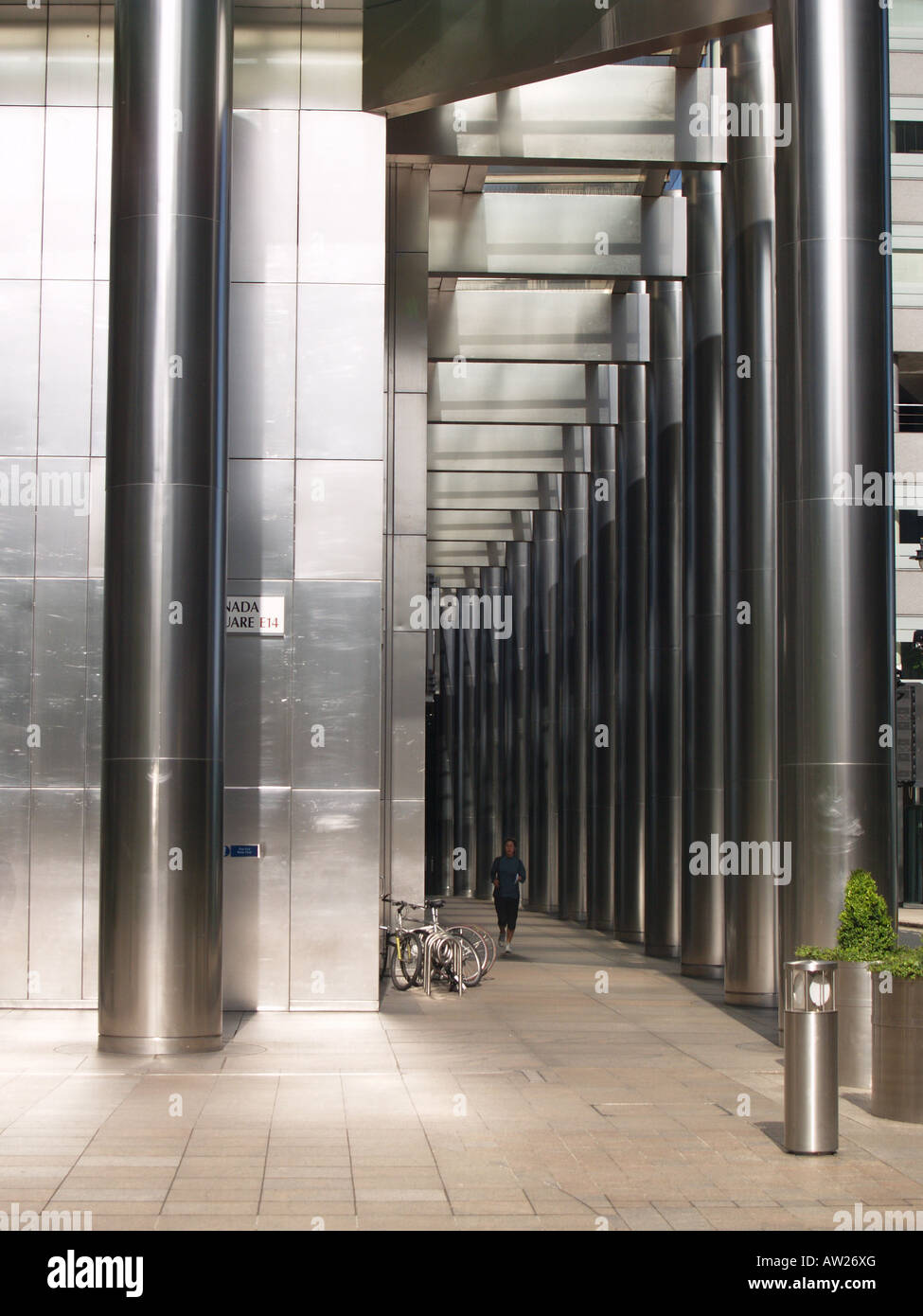 office building facade front canopy passage plinth Stock Photo - Alamy
