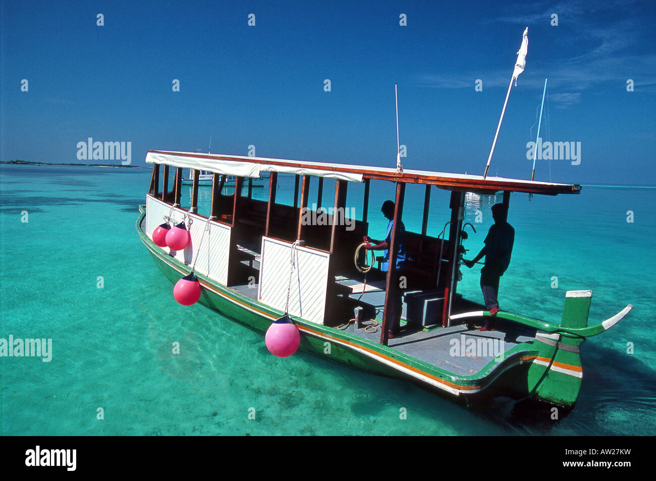Doni typical local boat in Maldives Stock Photo - Alamy