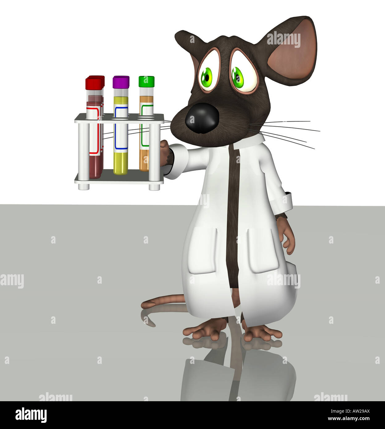 Lab Mice Cartoon