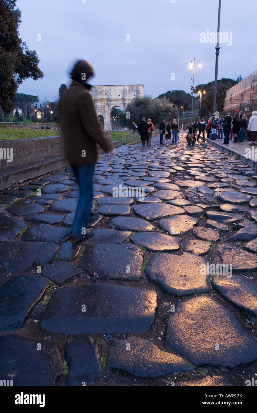 Roman street hi-res stock photography and images - Alamy