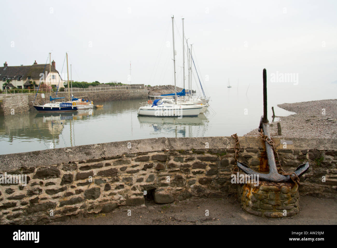 Porlock Weir, North Devon, UK Stock Photo - Alamy