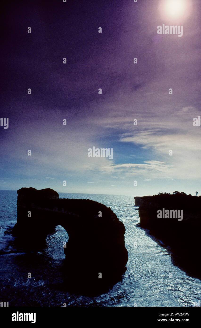 Rock formations, Port Campbell National Park, Victoria, Australia Stock ...