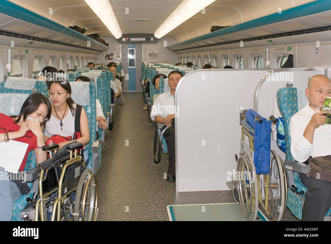 Japanese train seating hi-res stock photography and images - Alamy