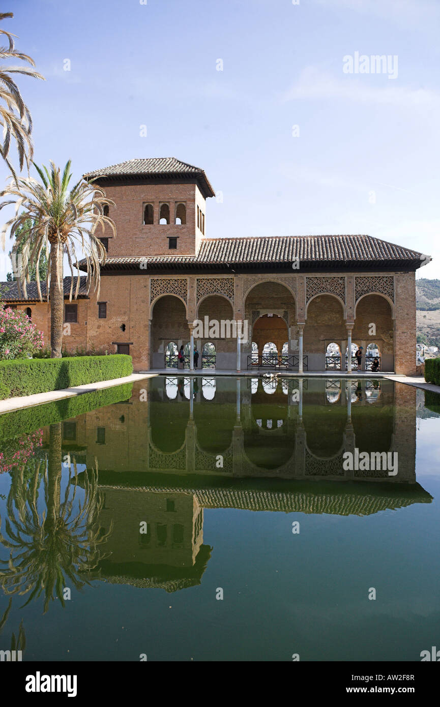 Nazaries Palace Reflections, Spain Stock Photo - Alamy