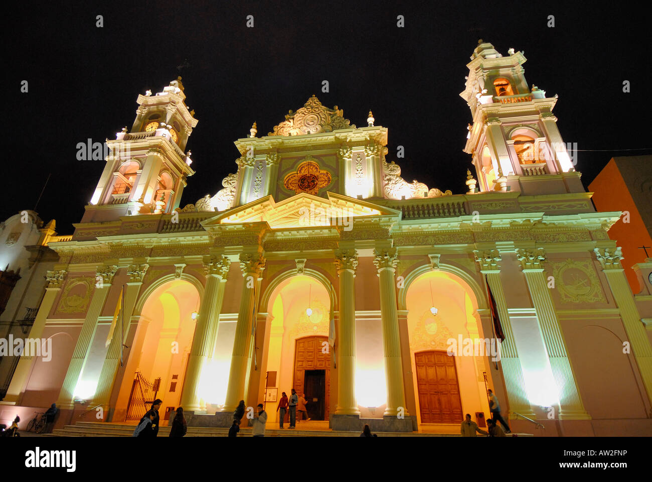 Cathedral of Salta, Salta, Province of Salta, Argentina, South America ...