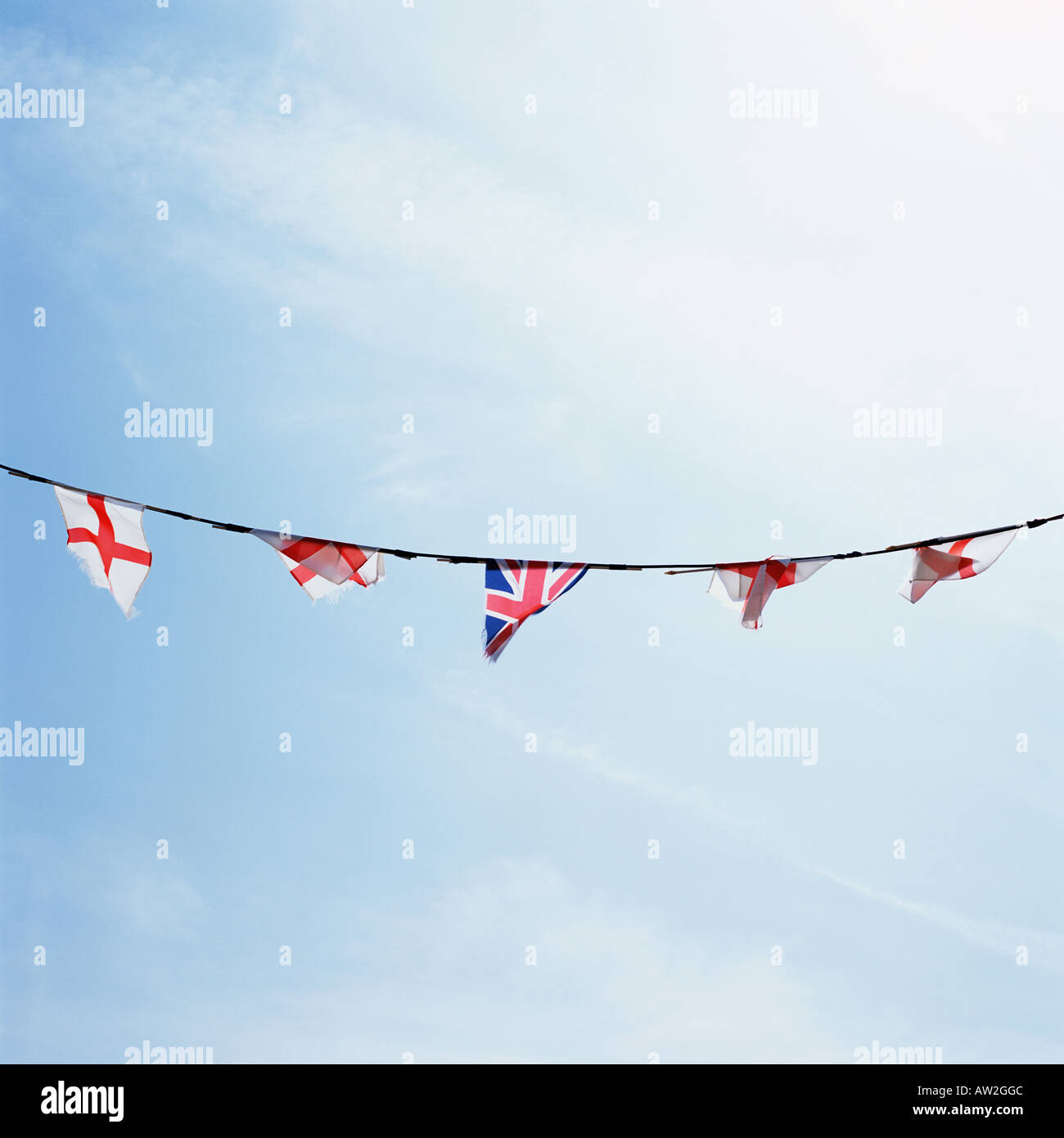 Bunting in the breeze hi-res stock photography and images - Alamy
