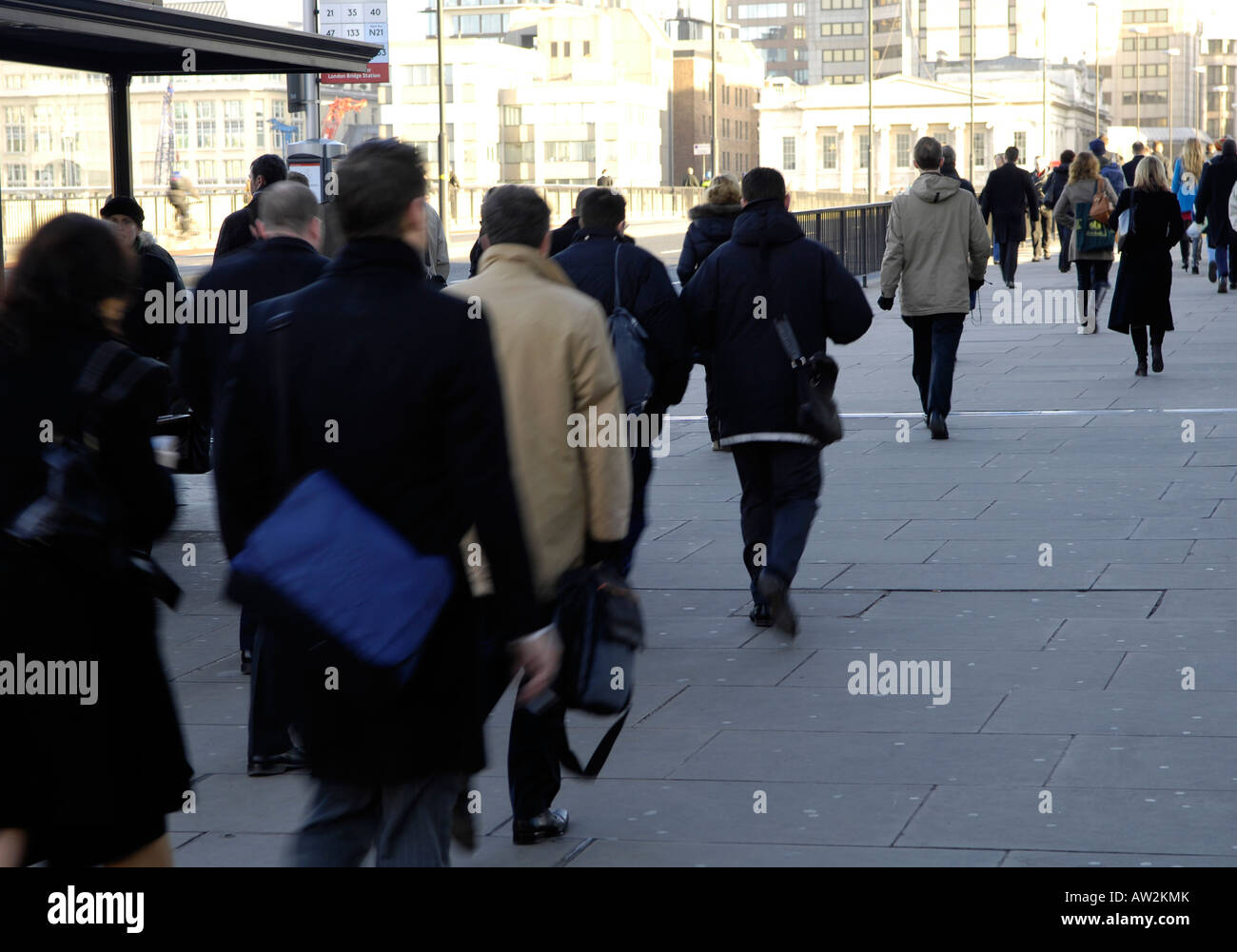 White collar worker action stepping striding business travel rush hi ...