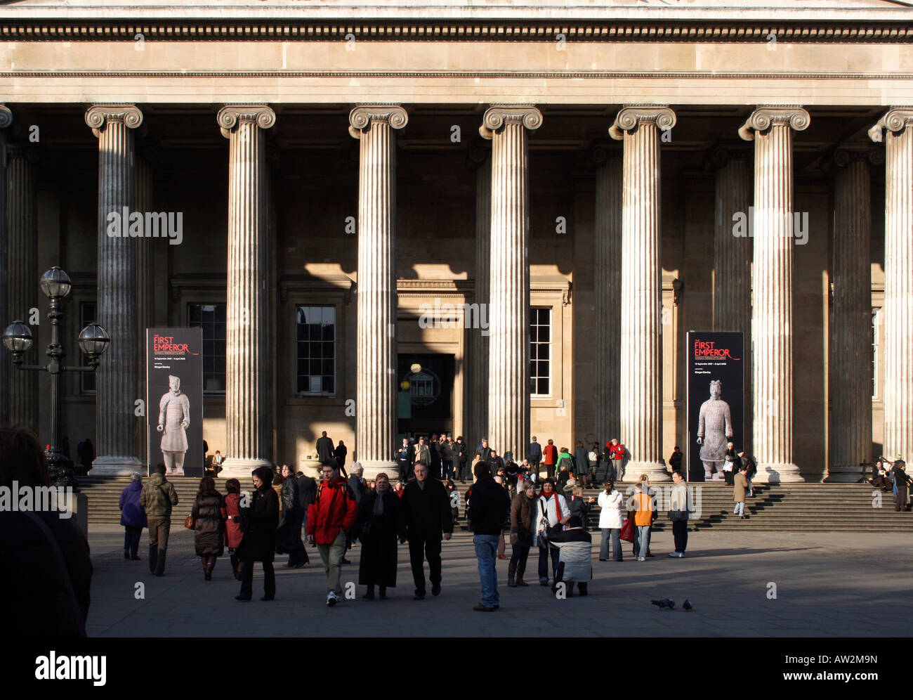 British Museum London main entrance Stock Photo - Alamy