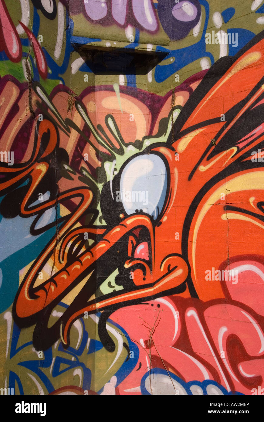 Graffiti on a building hi-res stock photography and images - Alamy