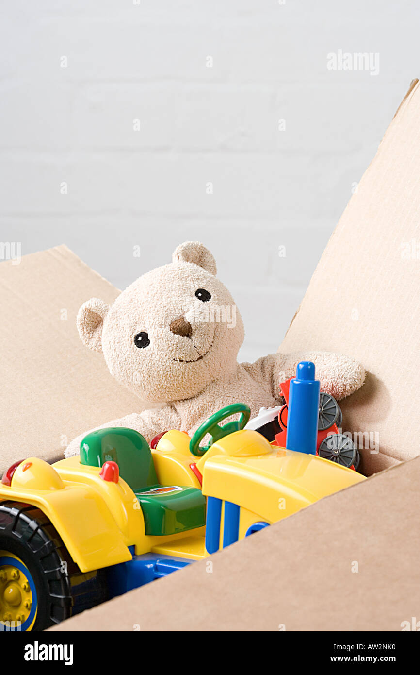 Toys in a box hi-res stock photography and images - Alamy