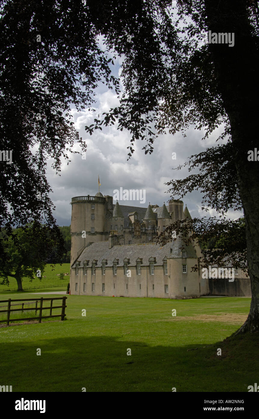 Castle Fraser Aberdeenshire Highlands Scotland August 2007 Stock Photo ...