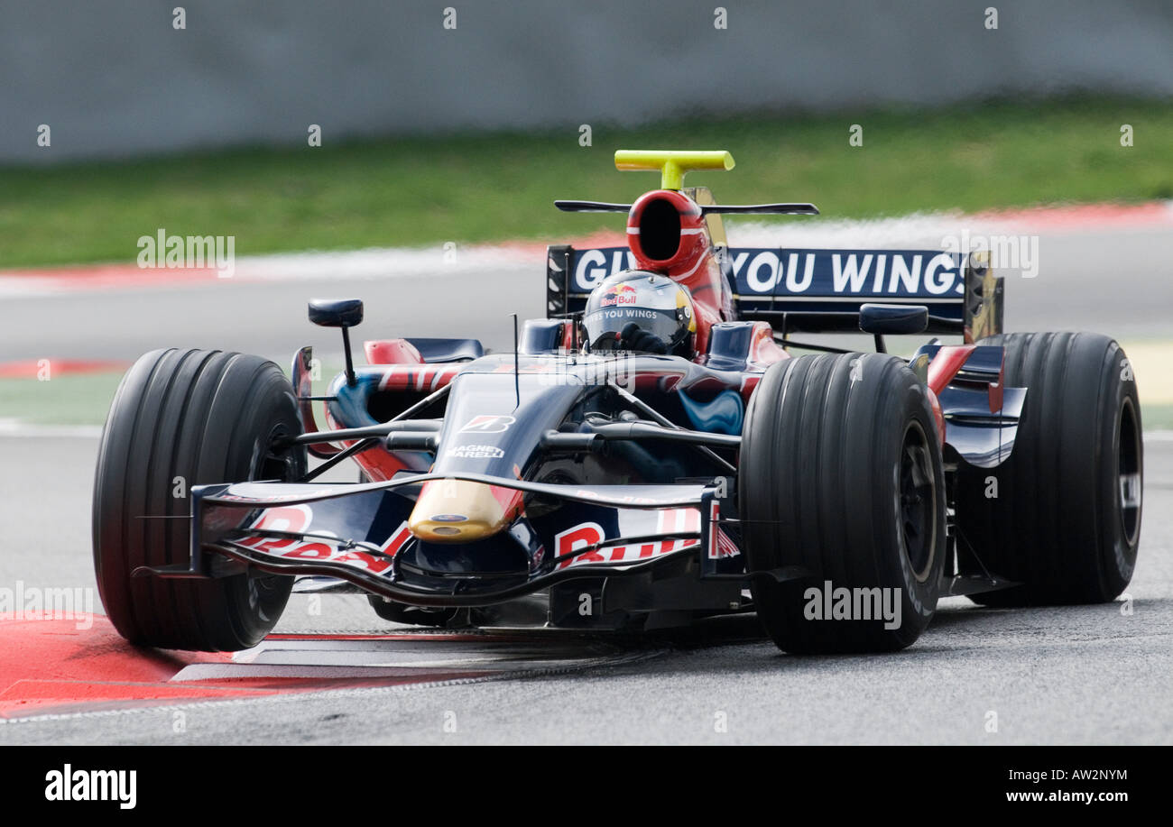 Sebastian VETTEL in the Toro Rosso Racecar during Formula 1 testing ...