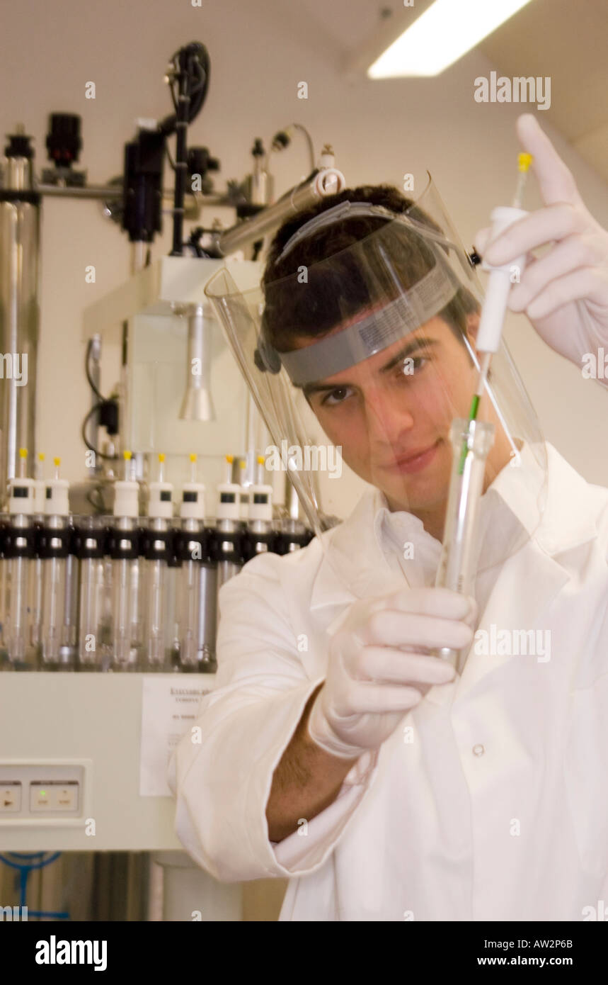 3559 Lab technician Model released Stock Photo - Alamy