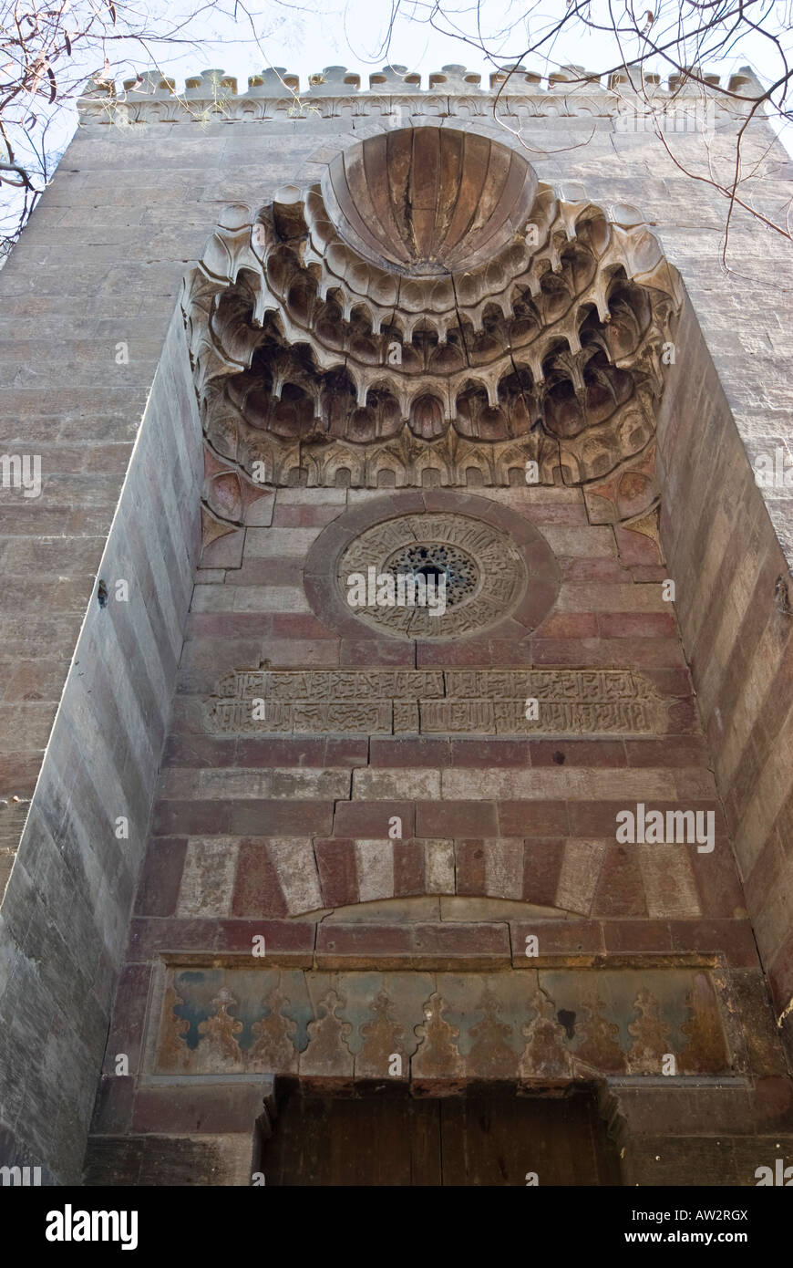 entrance portal, mosque of al-Maridani, Cairo, Egypt Stock Photo - Alamy