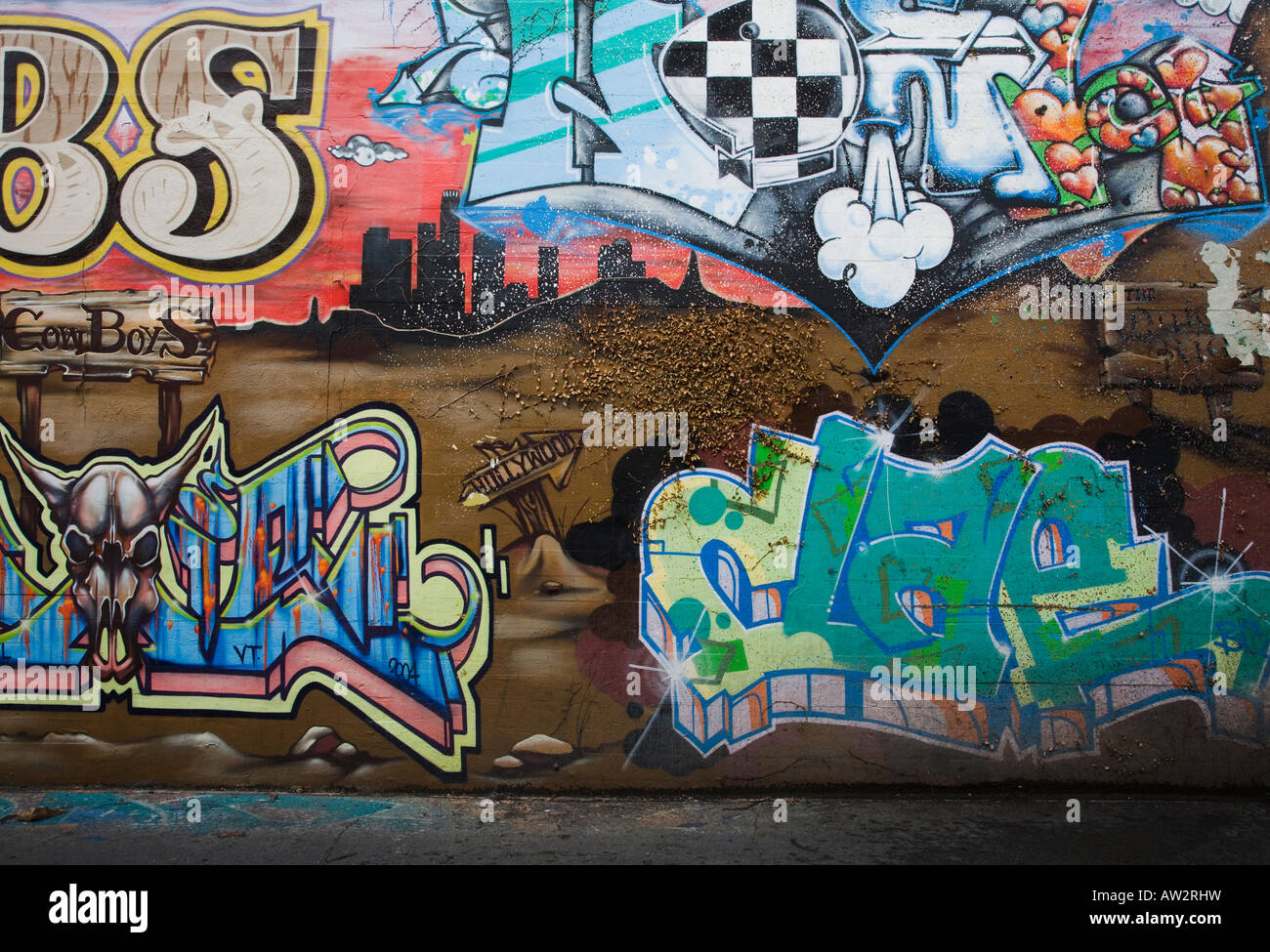 mural graffiti alley Hollywood California California United States of ...