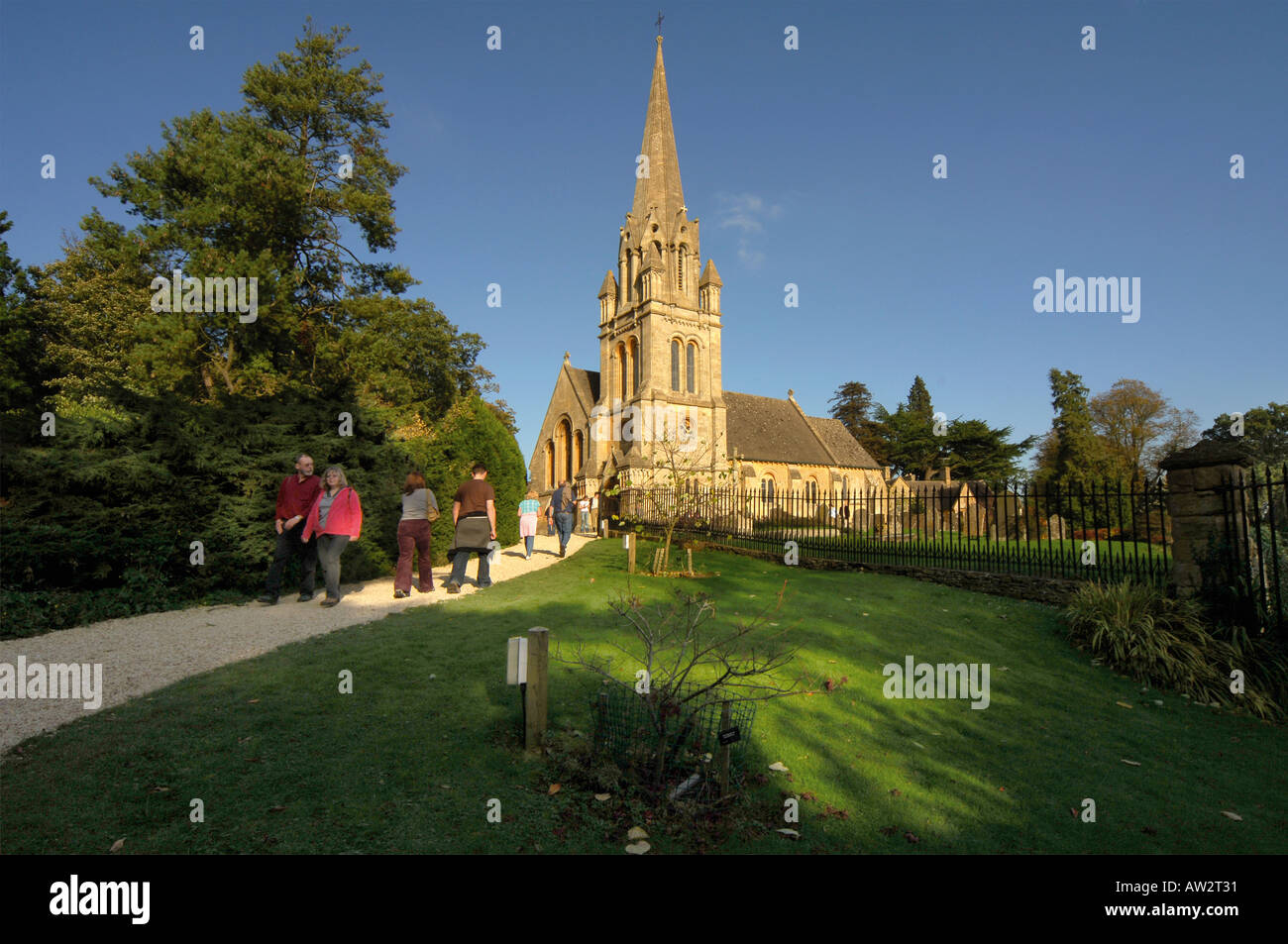 batsford arboretum near moreton in the marsh the cotswolds photographed ...