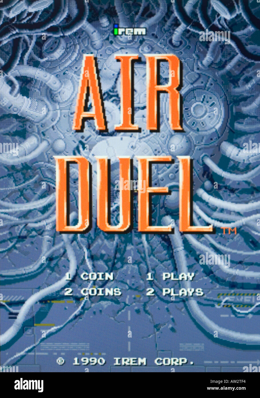 Air Duel 1990 Irem Corp Vintage arcade videogame screen shot ...