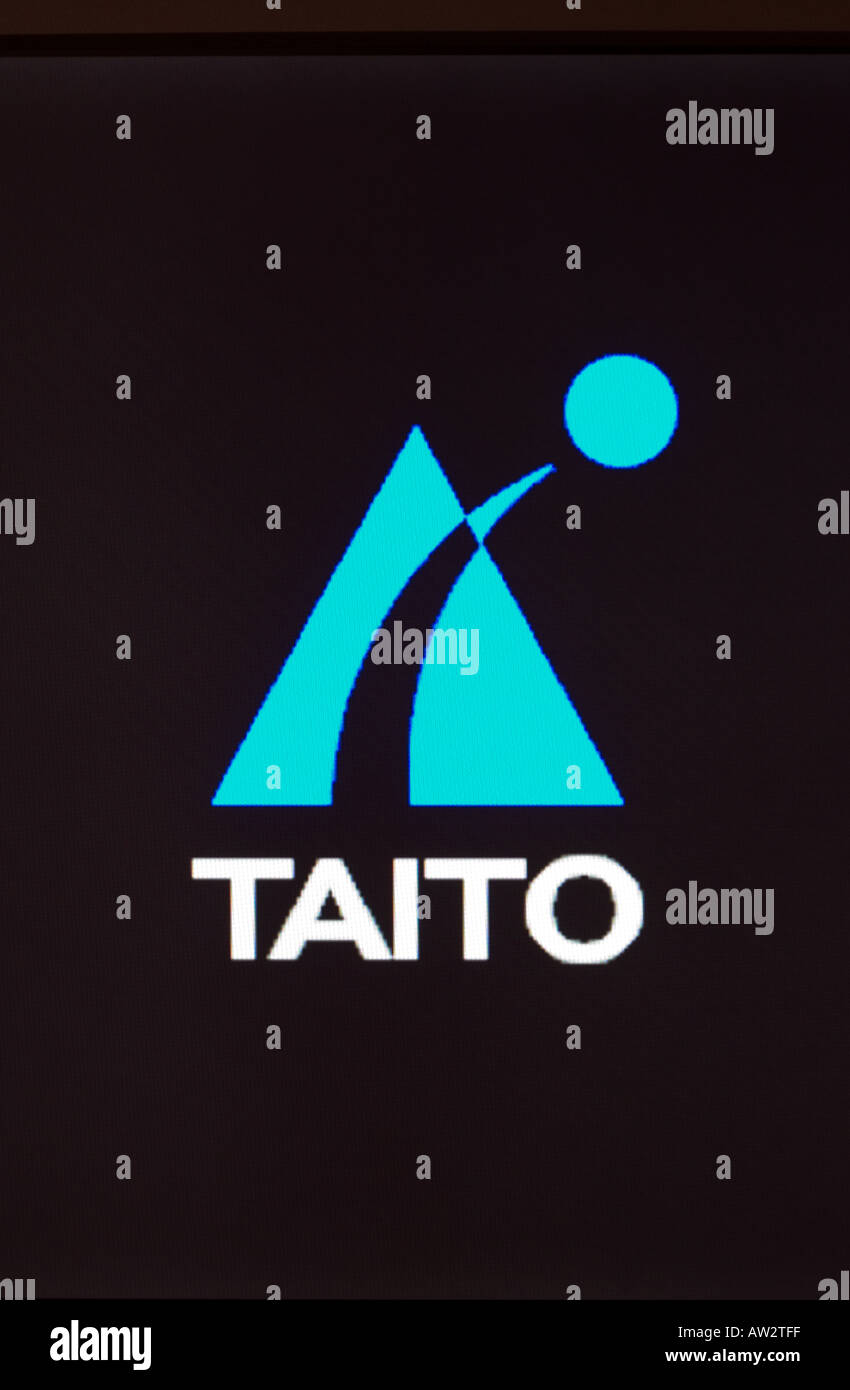 Splash Screen on Taito game Vintage arcade videogame screen shot ...