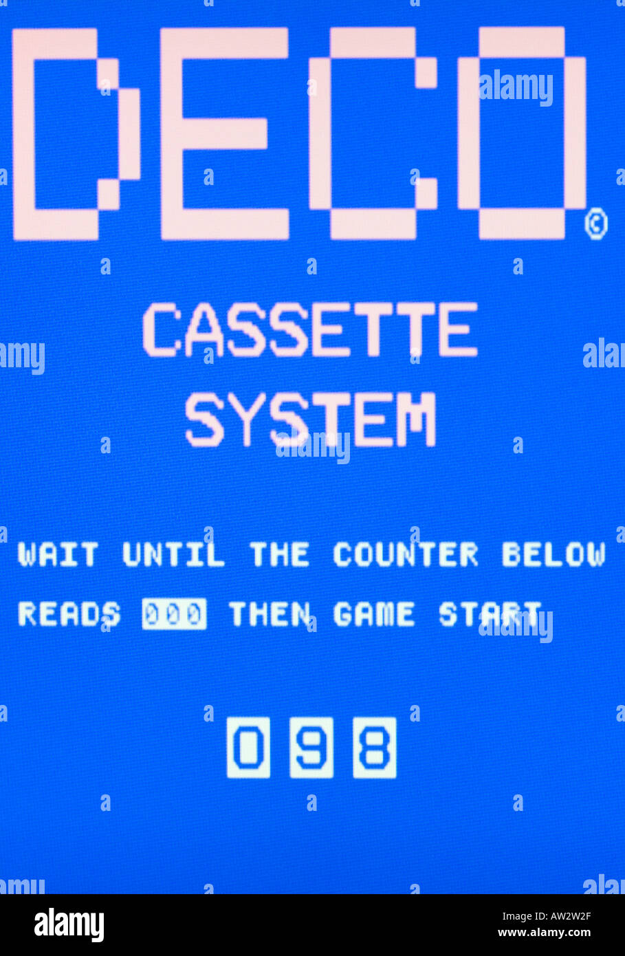 Astro Fantasia Deco Cassette System Vintage arcade videogame screen ...