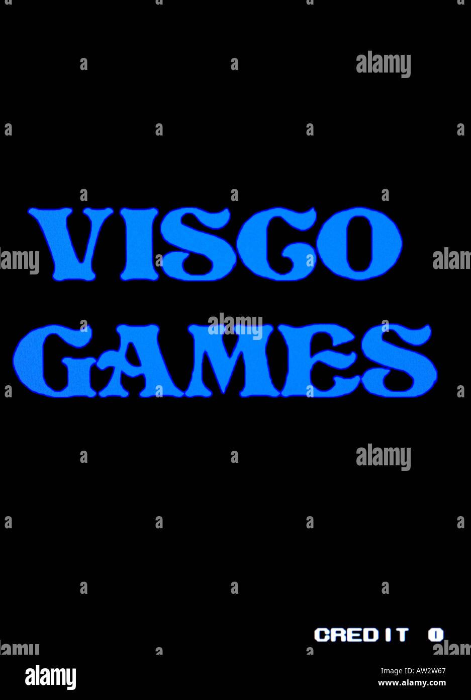 Visco Games splash screen Vintage arcade videogame screen shot ...