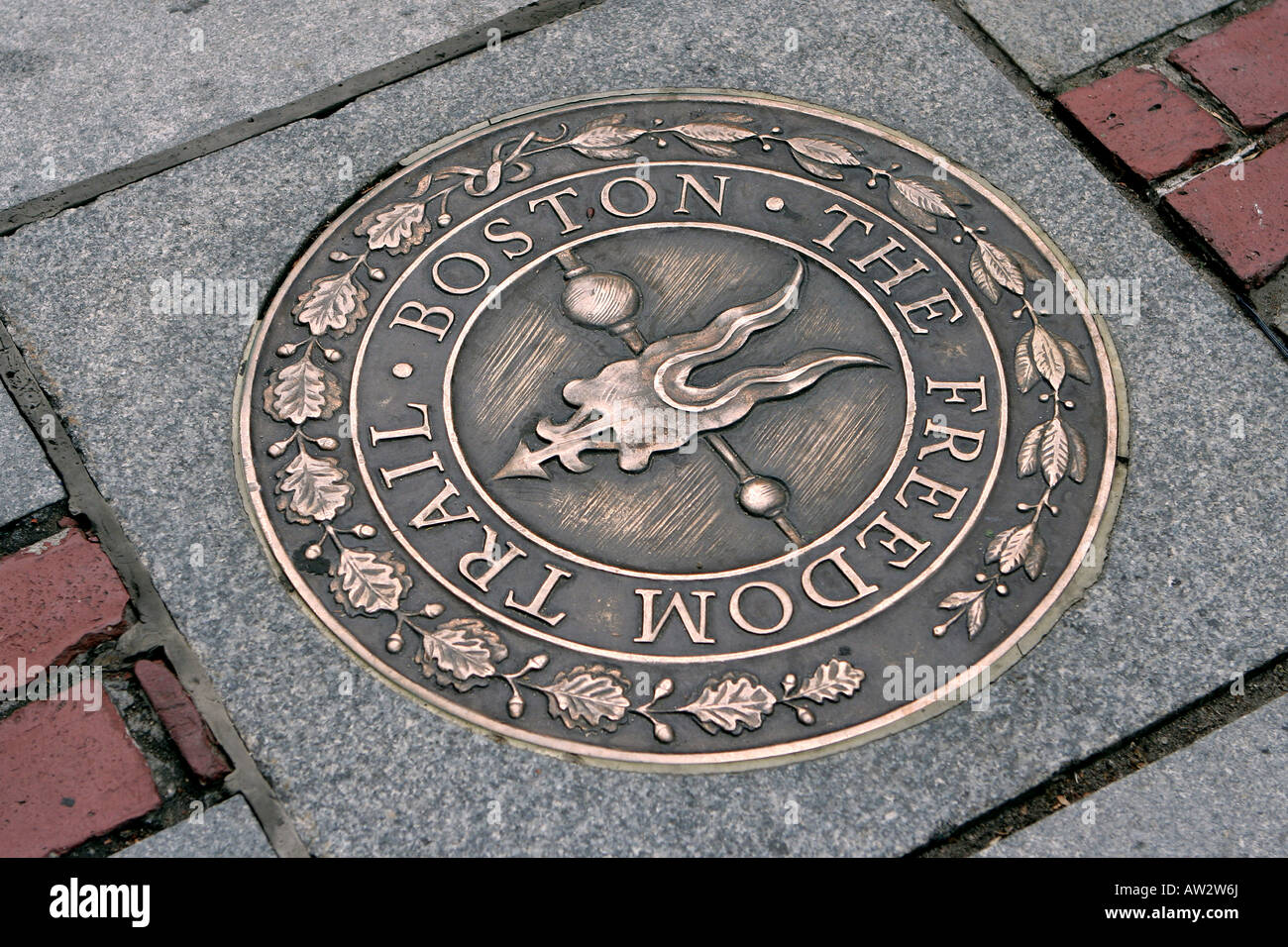 Freedom trail seal hi-res stock photography and images - Alamy