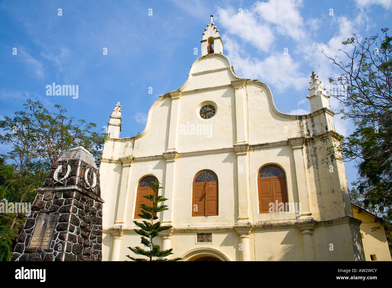 Saint Francis Church, Fort Cochin, Cochin, Kerala, India Stock Photo ...