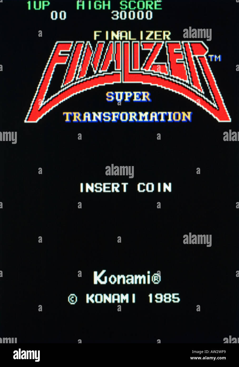 Finalizer Super Transformation Konami 1985 Vintage arcade videogame ...