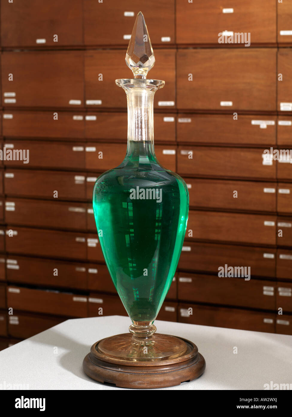 Old Pharmacy Bottles Stock Photo - Alamy