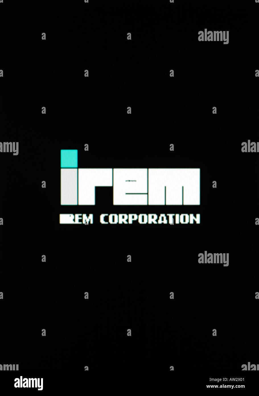 Irem Corporation Japan splash screen Vintage arcade videogame screen ...