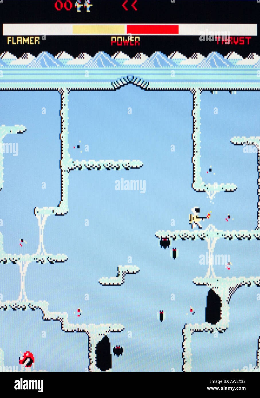 Freeze 0 Cinematronics 1982 Vintage arcade videogame screen shot ...