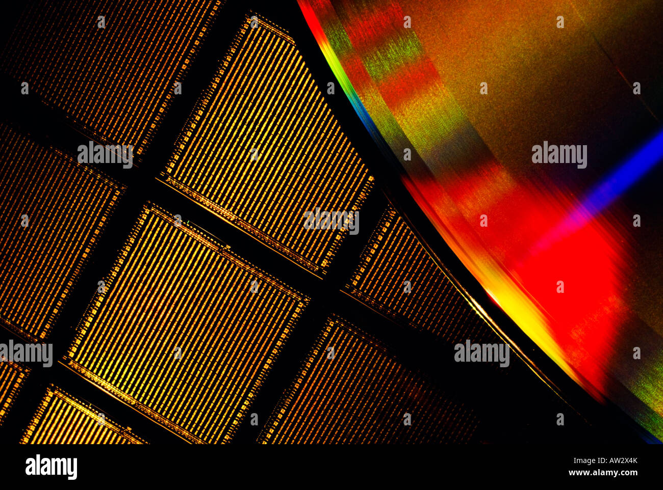 Microchip wafer hi-res stock photography and images - Alamy