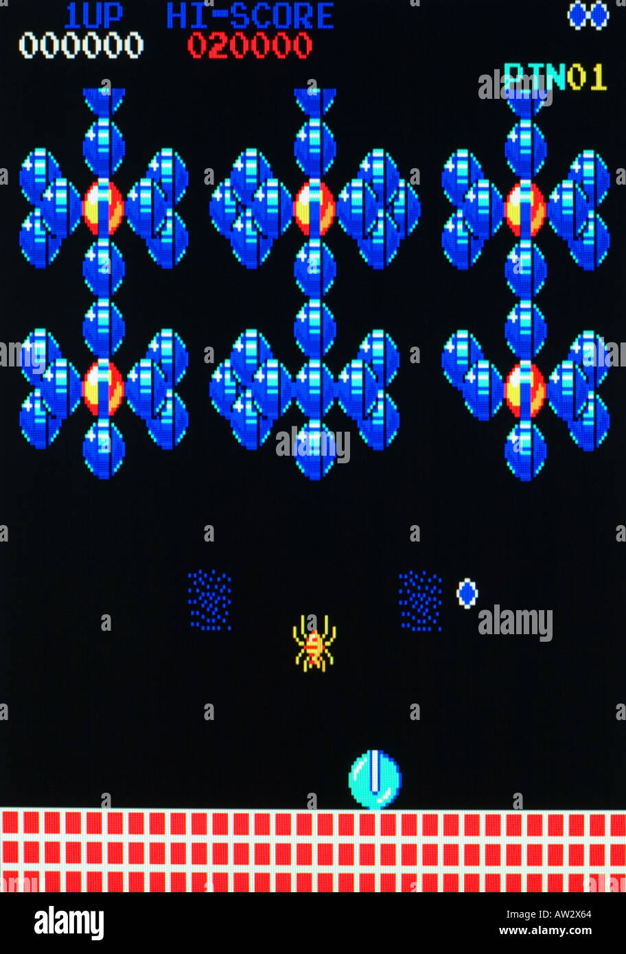 Graplop aka Cluster Buster Data East 1983 Vintage arcade videogame ...