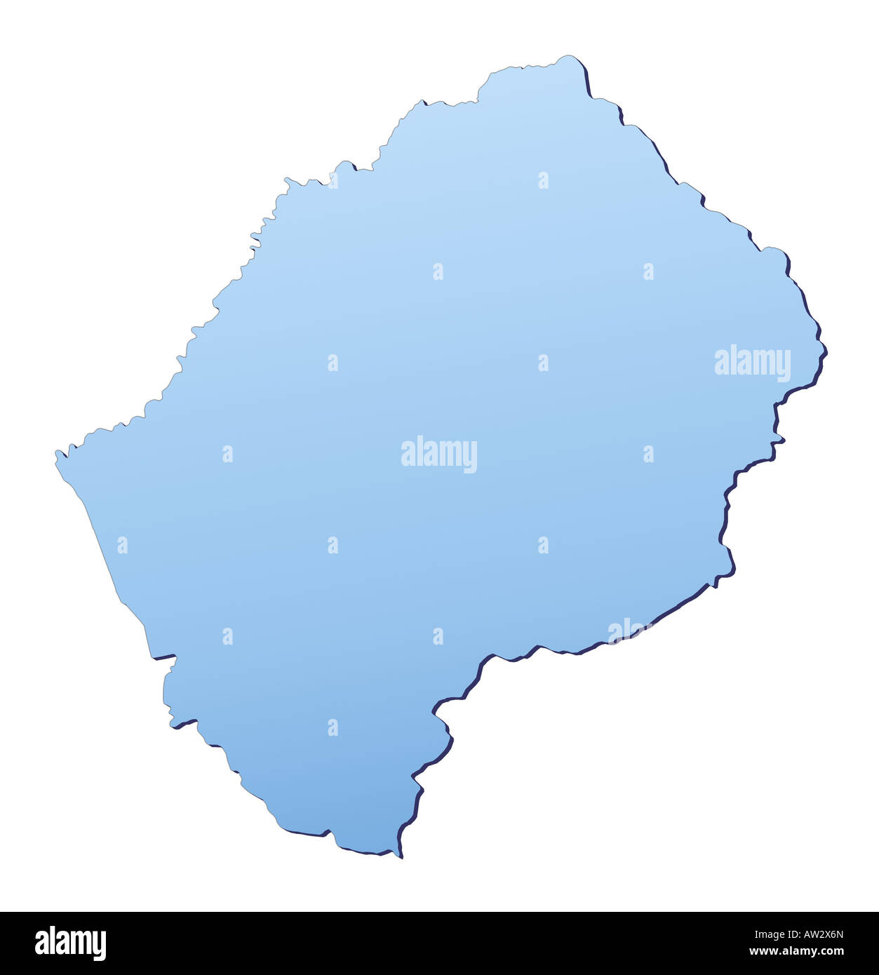 Lesotho map hi-res stock photography and images - Alamy