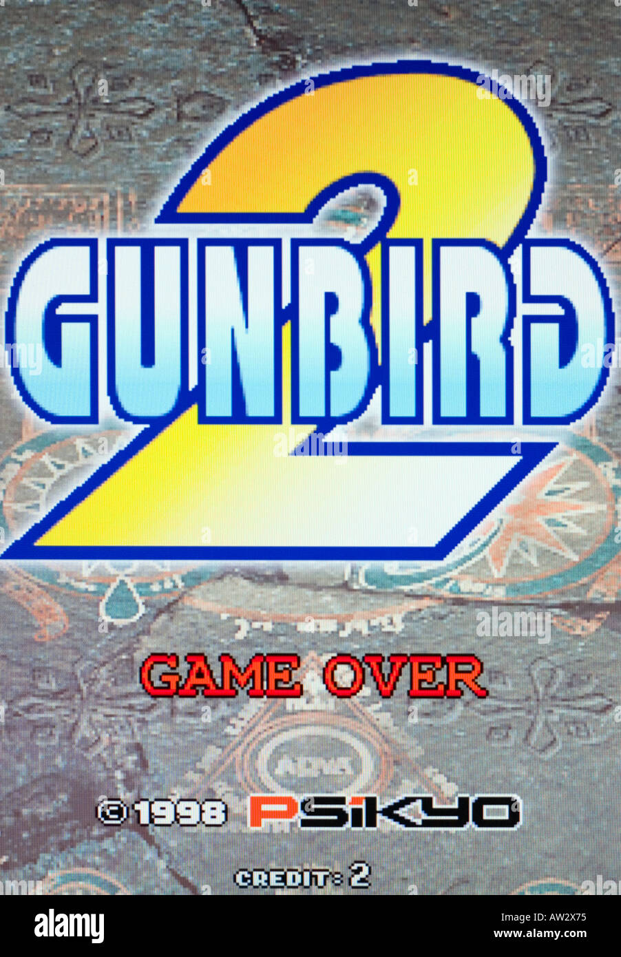 Gunbird 2 Psikyo 1998 Vintage arcade videogame screen shot - EDITORIAL USE ONLY Stock Photo - Alamy