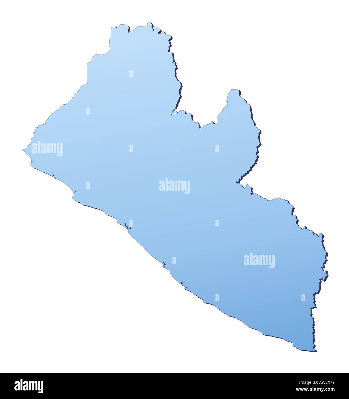 Liberia map hi-res stock photography and images - Alamy