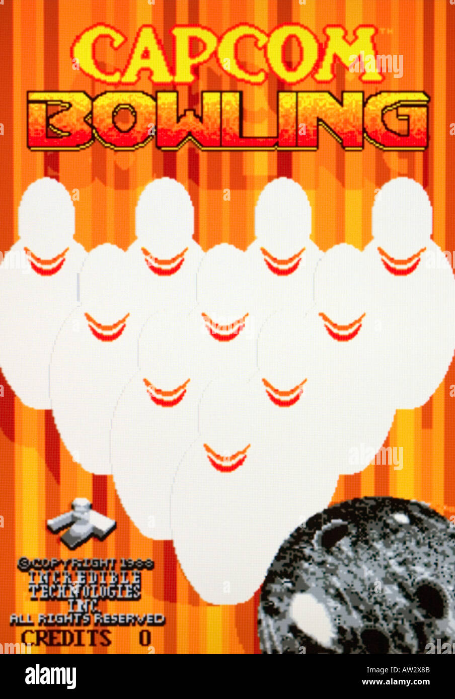 Bowling arcade game hi-res stock photography and images - Alamy