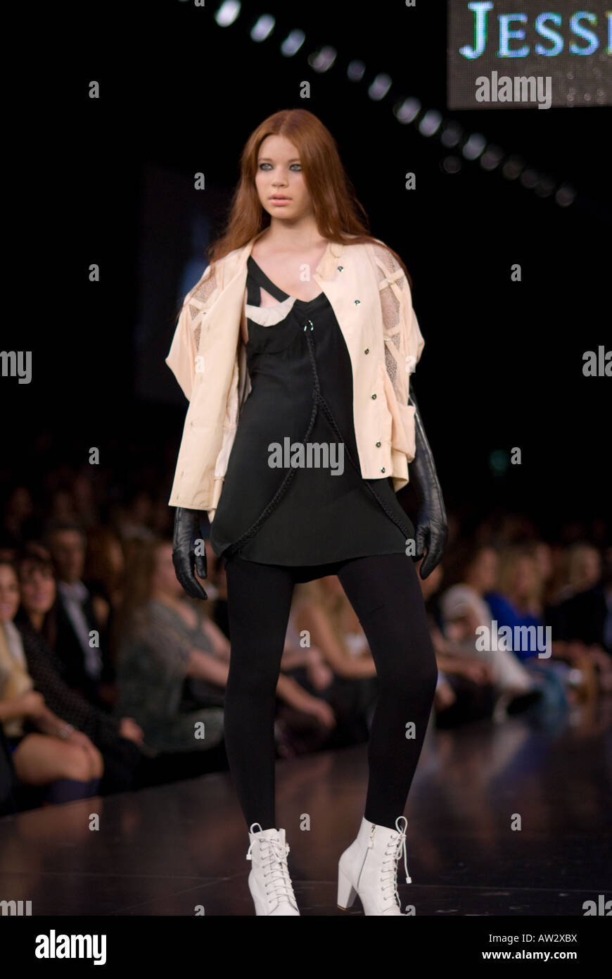 Jessie Hill, Runway 5, LMFF 2008 Stock Photo - Alamy