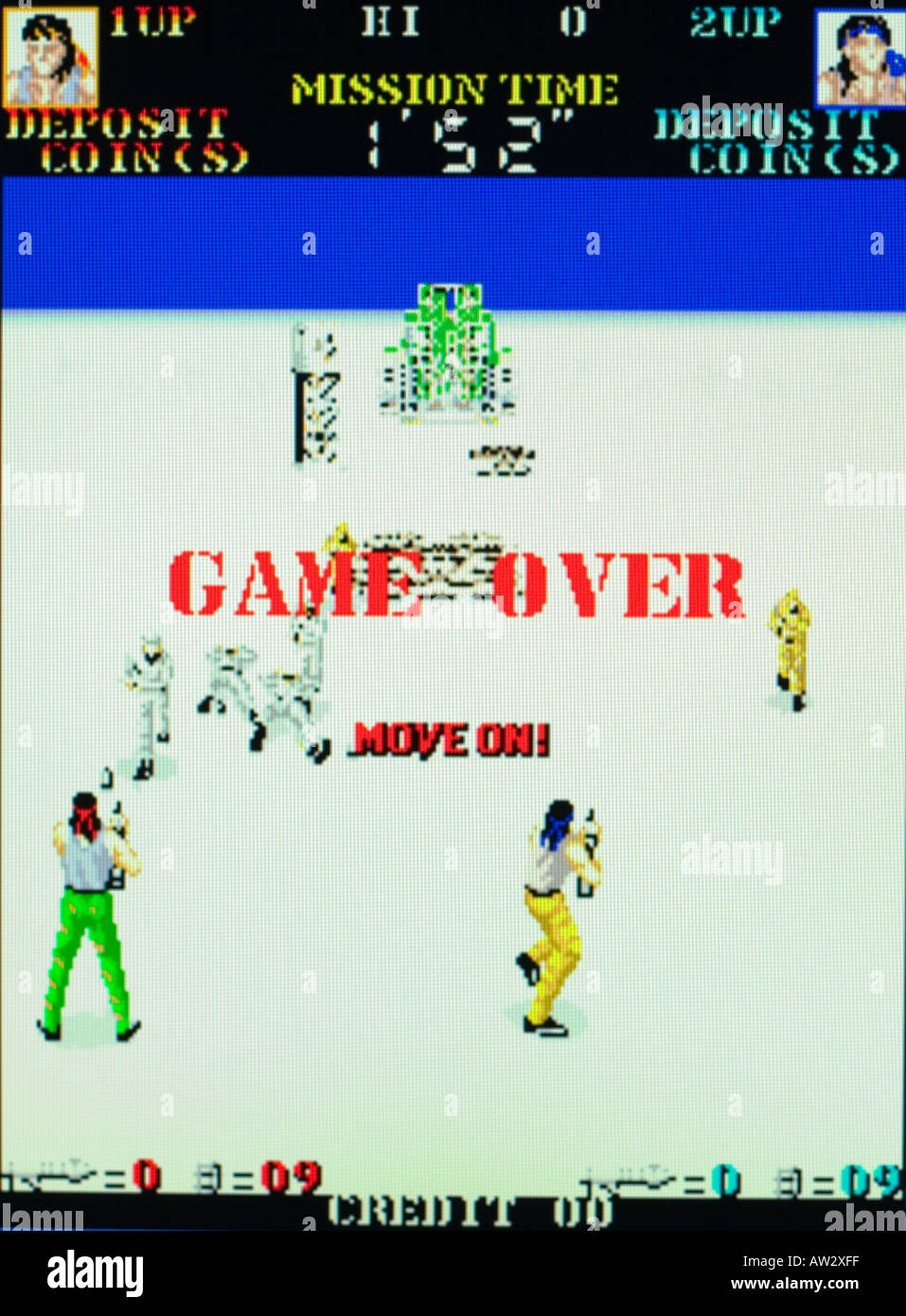 Devastators Konami 1988 Vintage arcade videogame screen shot ...