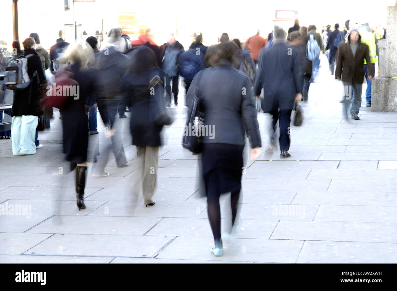 rush commuter commute commuting people business work working late man ...