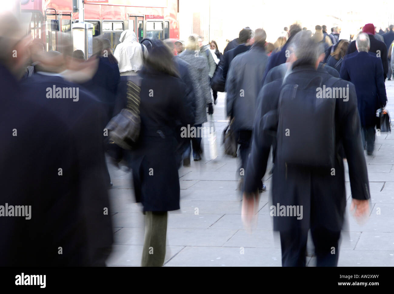 White collar worker action stepping striding business travel rush hi ...