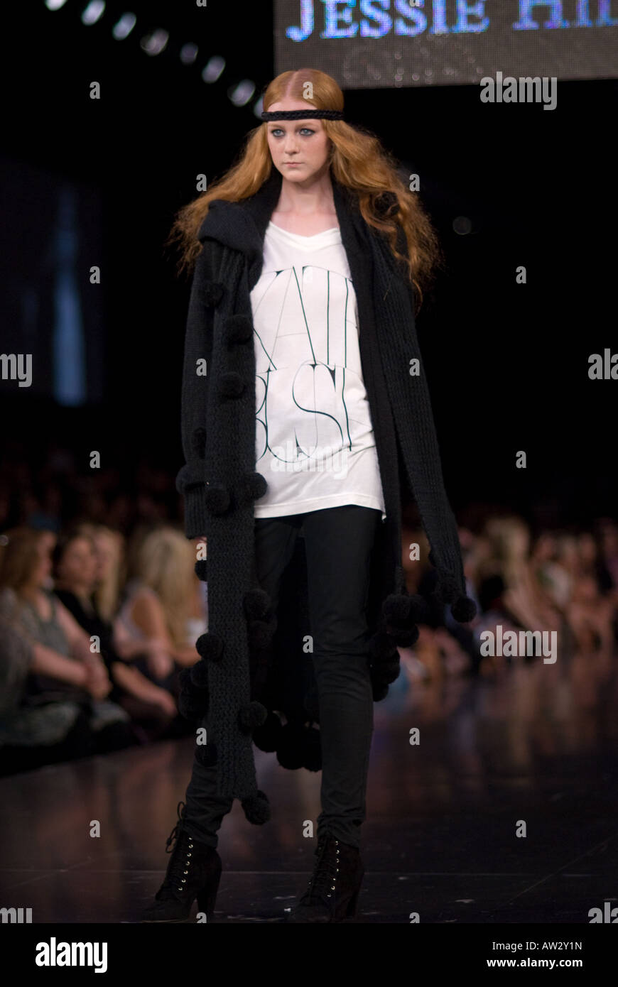 Jessie Hill, Runway 5, LMFF 2008 Stock Photo - Alamy