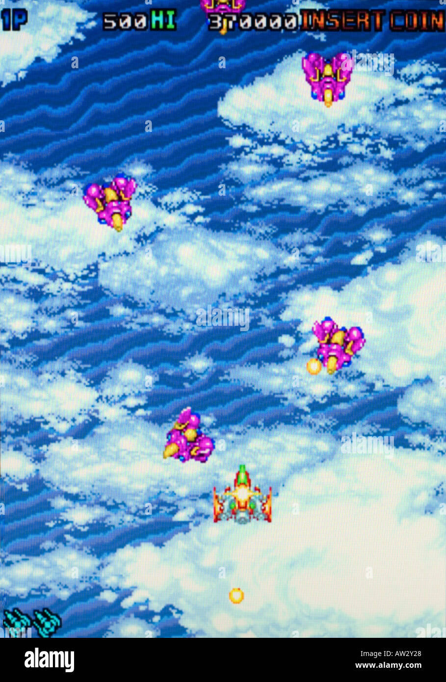 Dogyuun Taoplan 1992 Vintage arcade videogame screen shot - EDITORIAL ...