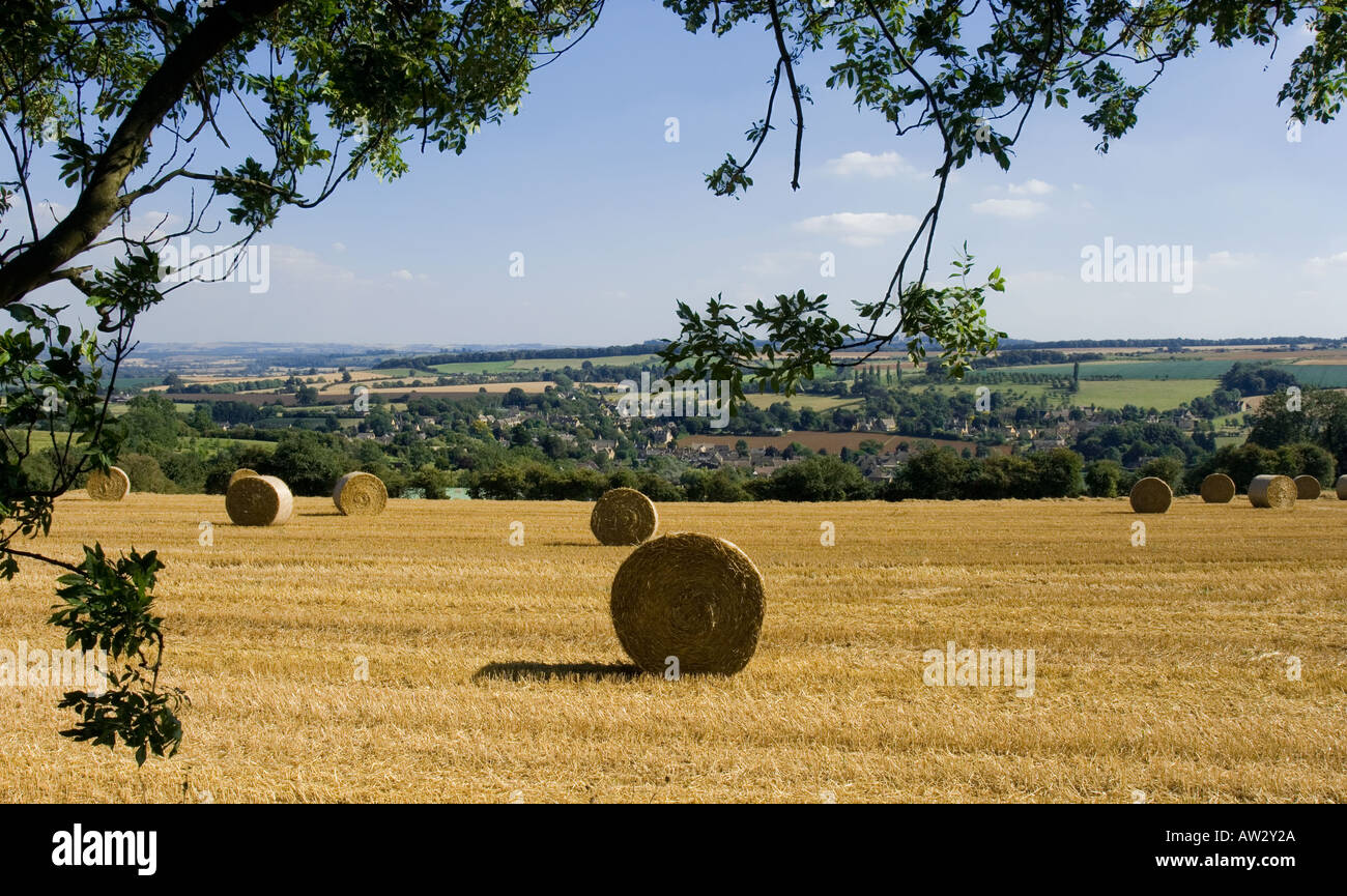 england the midlands gloucestershire the COTSWOLDS view from the ...