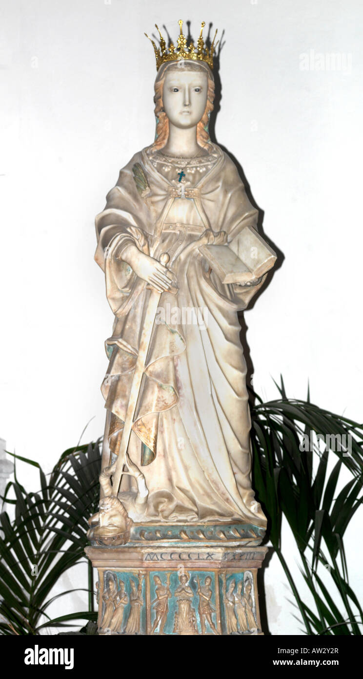 Marble Statue of Catherine of Alexandria 1493 in Saint Catherines ...