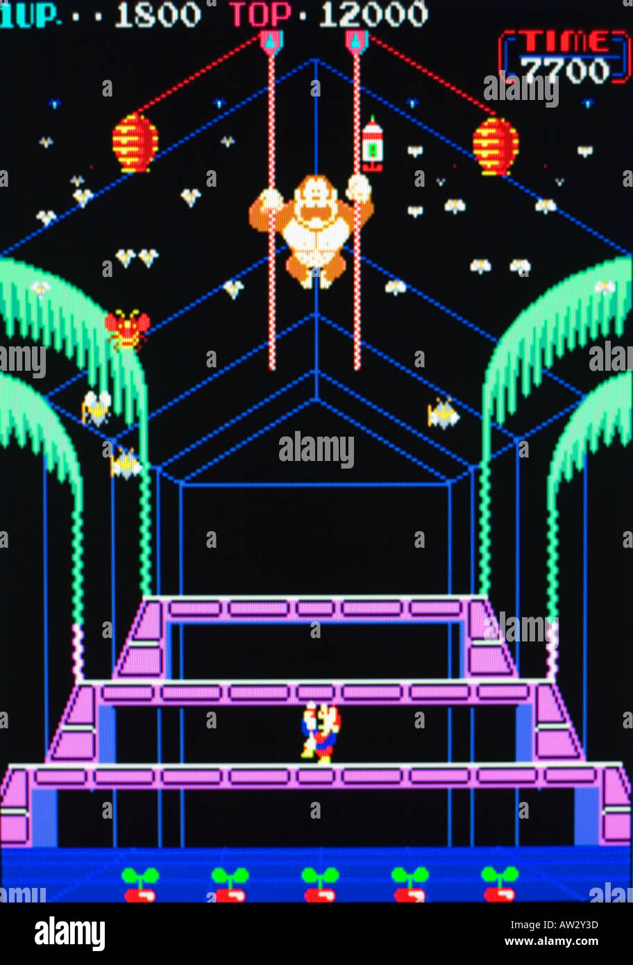 Donkey Kong 3 Arcade Machine